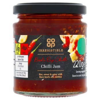 Co-op Irresistible Chili Jam 220g - Jim's