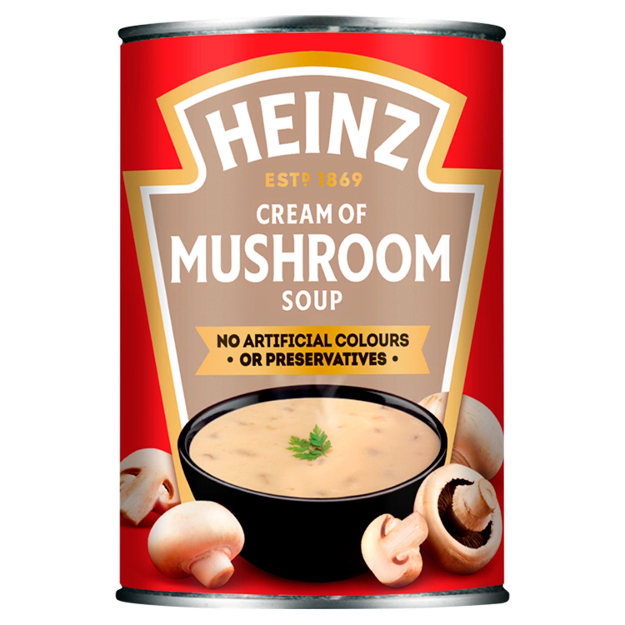 HEINZ CREAM MUSHROOM SOUP 400G Jim s HEINZ CREAM MUSHROOM SOUP 400G Jim s