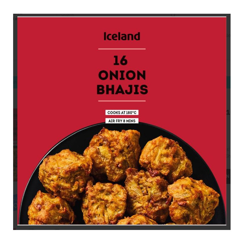 ICELAND 16 ONION BHAJIS 240G - Jim's
