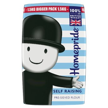 HOMEPRIDE SELF RAISING PRE-SIEVED FLOUR 1.5KG - Jim's