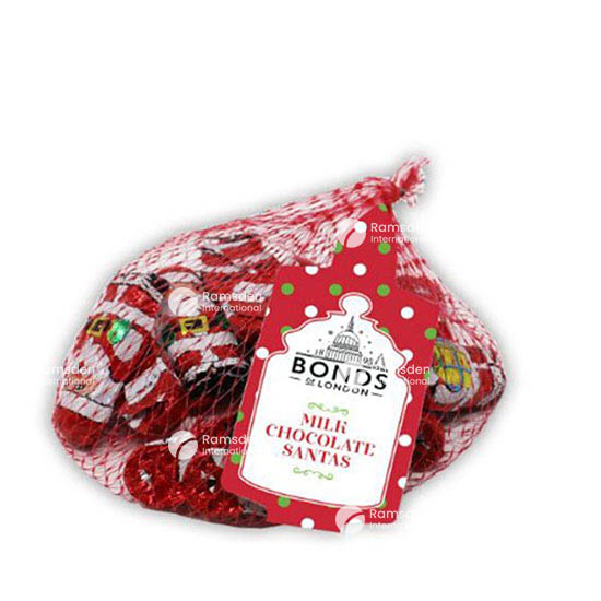 Bonds Of London Milk Chocolate Santas Net 80g - Jim's