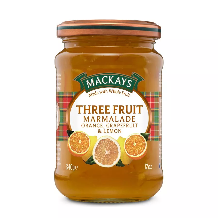 Mackays Three Fruit Marmalade 340g - Jim's